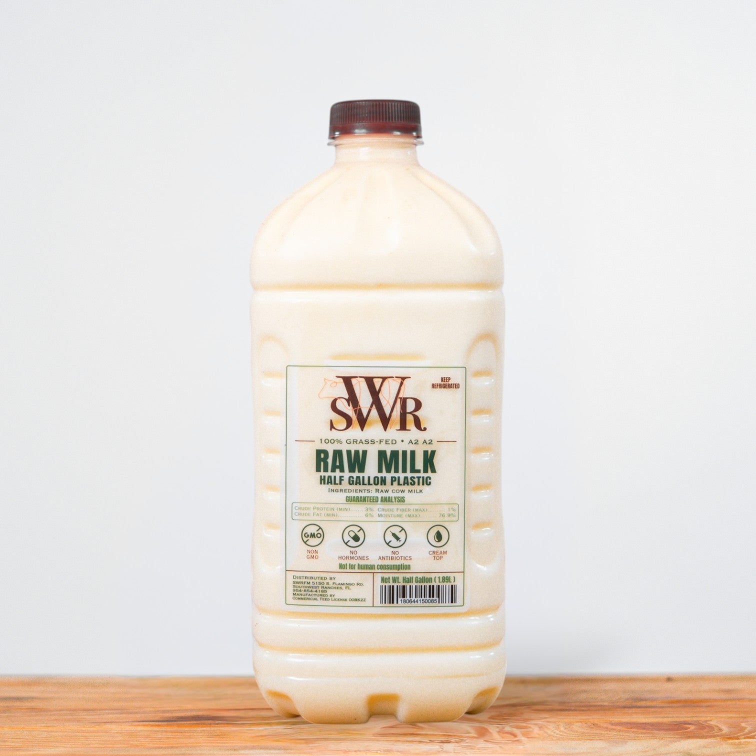 SWR Raw Cow's Milk | Half Gallon – Southwest Ranches Farmers Market