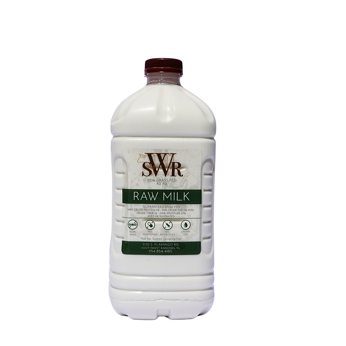 SWR Raw Cow's Milk | Half Gallon – Southwest Ranches Farmers Market